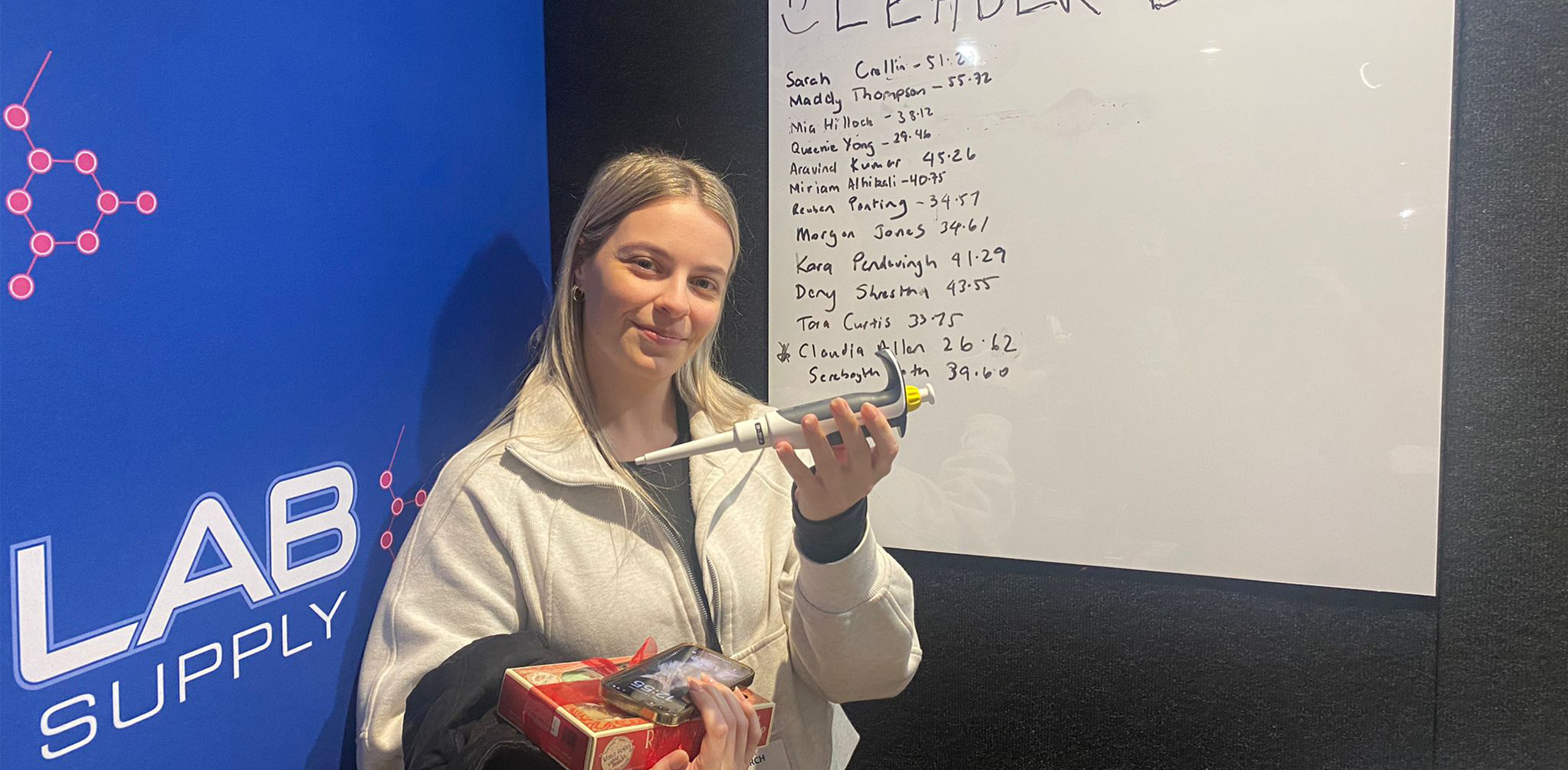 Claudia Allan Wins Pipette Challenge at Queenstown Research Week - Lab ...