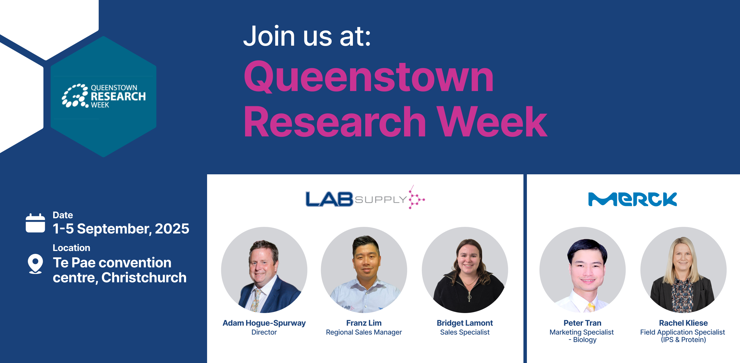 Lab Supply Returns as Gold Sponsor of Queenstown Research Week 2025 ...